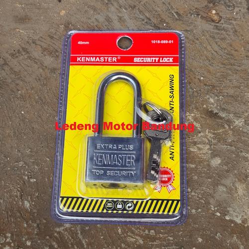 Jual Gembok Panjang Stainless Steal Kenmaster Security Lock Long 40mm ...