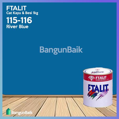 Jual Kansai FTALIT 116 River Blue 1kg / Cat Kayu dan Besi FTALIT 115 ...