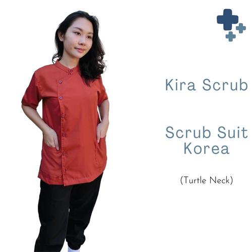 Jual KATUN Scrub Suit Korea- Baju Jaga Oka Malam Seragam Perawat Dokter ...