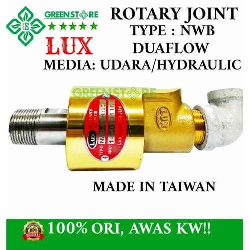 Jual ROTARY JOINT LUX NWB SIZE 25A 1 INCHI DUOFLOW APLIKASI ANGIN/AIR MADE - Jakarta Pusat ...