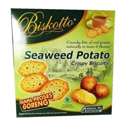Jual BISKOTTO seaweed potato crispy biscuit 400gr - Kota Binjai - CHEN ...
