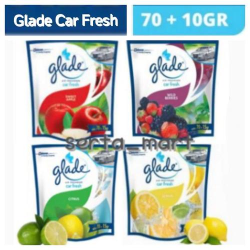 Jual Glade Car Fresh Gel 70gr - Glade Pengharum Mobil Pouch Gantung ...