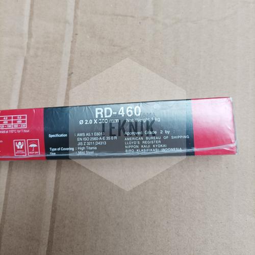 Jual Kawat las RD460 2mmx300mm nikkosteel harga 1kg/nikko steel rd 460 ...