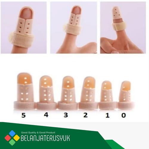 Jual Penyangga Jari Patah Cidera Finger Splint Mallet Artritis Trigger ...