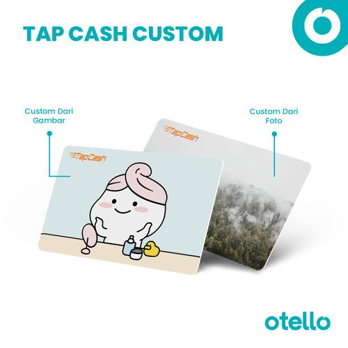 Jual Custom Tap Cash BNI Kustom Cetak Kartu Tapcash eToll Print Foto ...