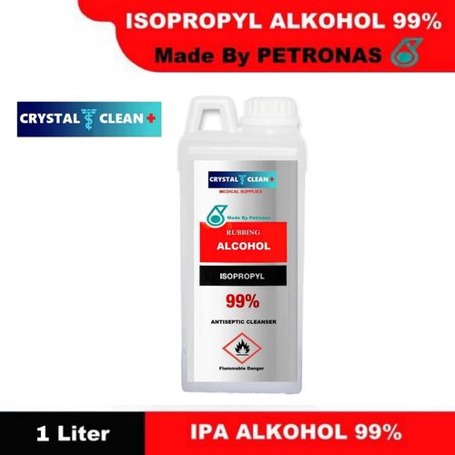 Jual CAIRAN ALKOHOL MEDIS ISOPROPYL IPA 99% BY PETRONAS 1 Liter ...
