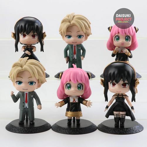 Jual MINI FIGURE SPY X FAMILY ANYA YOR FOLGER BAHAN PVC UKURAN 9-10CM ...