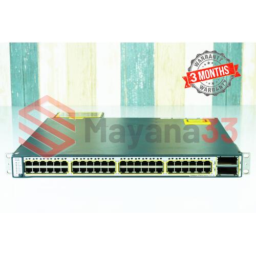 Jual Cisco Catalyst 3750-E Series PoE 48Port WS-C3750E-48PD-SF +2Port 10GB - Kota Bekasi ...