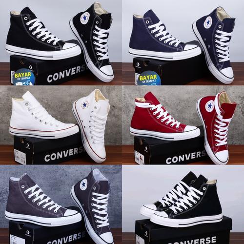 Jual Sepatu Sneakers Pria Converse All star High Sepatu boots Fashion ...