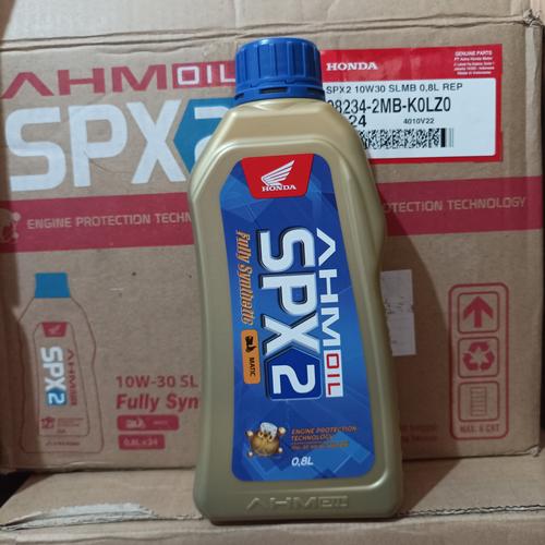 Jual OLI SPX 2 / AHM Oil SPX-2 (API SL / JASO MB) 800ml FULL SYNTHETIC ...