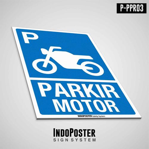 Jual Safety sign K3 PVC ISO parkir motor - XS - Kab. Bandung ...
