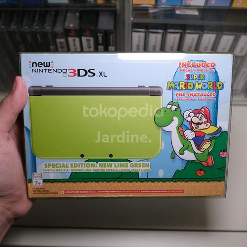 Jual Nintendo New 3DS XL - Lime Green Special Edition (Super Mario ...