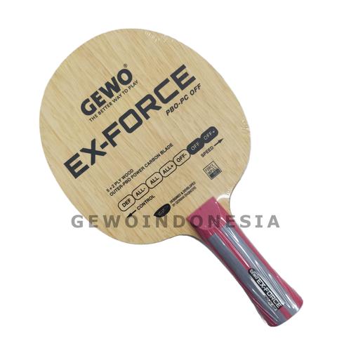 Jual GEWO Ex-Force PBO-PC OFF - Kayu Pingpong Blade Tenis Meja Bet Bat - FL - Kab. Bandung ...