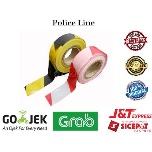 Jual Police Line Barricade Line Garis Polisi 2 Inchi - Kuning - Kota ...