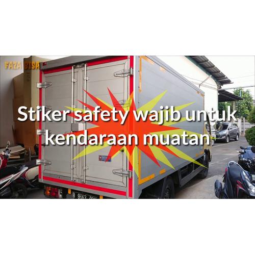 Promo STICKER REFLECTOR PEMANTUL UJI KIR ECERAN TRUK KENDARAAN MUATAN ...