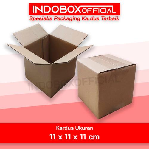 Jual KOTAK 11x11x11 cm PACKING BOX Kardus Packaging Corrugated POLOS ...