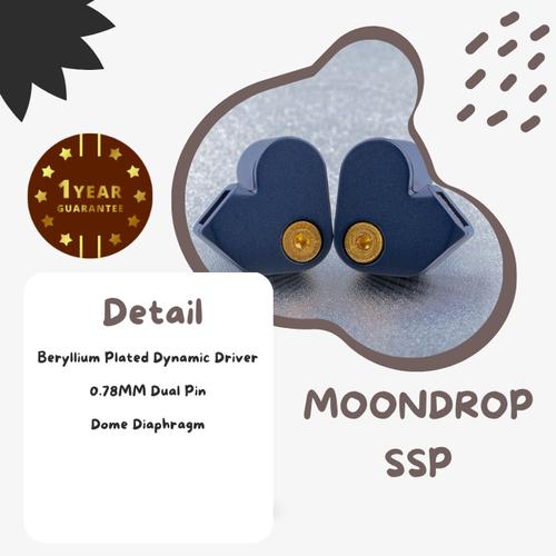 Jual MOONDROP SSP Super Spaceship Pulse IEM Earphone - 0.78 MM - Kab ...