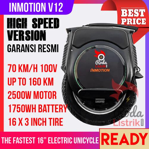 Jual InMotion V12 High Speed EUC Electric Unicycle Skuter Listrik Roda ...
