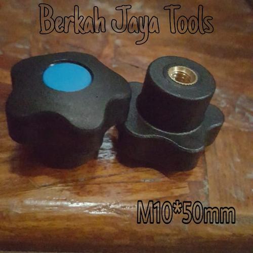 Jual Mur Bintang / Female Thread Screw Star Knob M10*50mm - Jakarta ...