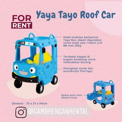 Jual Sewq 1 Bulan Yaya Tayo mainan mobil dorong push car school bus ...
