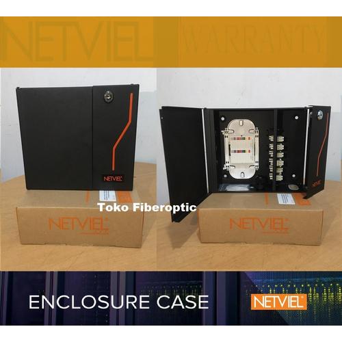 Jual NETVIEL OTB Wallmounted LC 4 port - 24 port Multimode OM1/OM2/OM3 ...