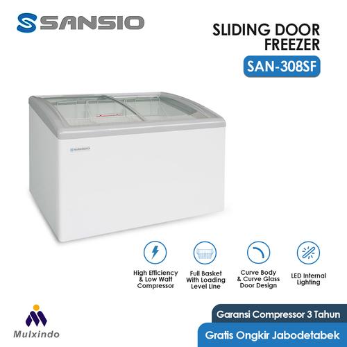 Jual SANSIO - Sliding Door Freezer 308 Liter / SAN-308SF - Jakarta ...
