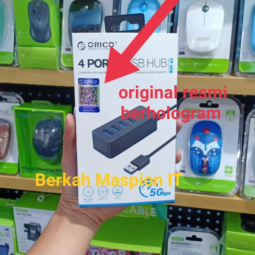 Jual usb hub 4 port orico w5p USB 3.0 panjang kabel 100cm - Kota ...