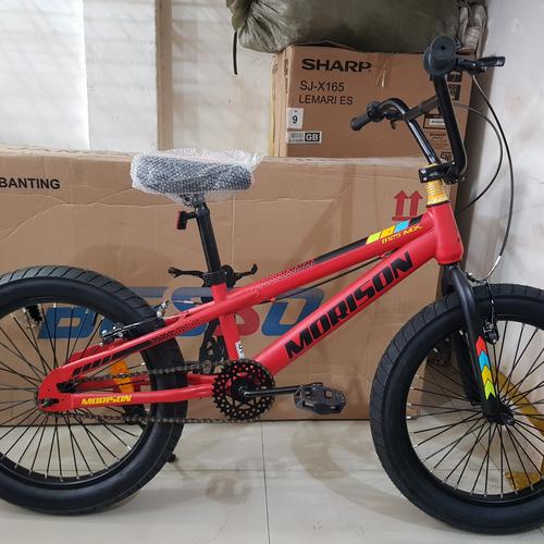 Jual Sepeda BMX 20 inch MORISON ( BAN JUMBO 3.0 ) ( Warna Merah / Red ...
