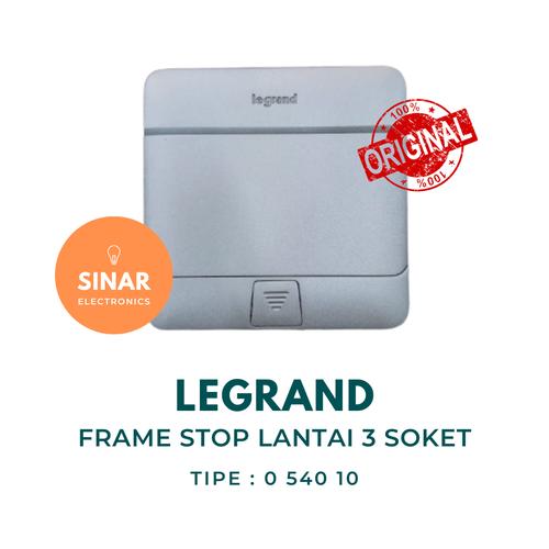 Jual Frame Stop Lantai 3 Soket LEGRAND 0 540 10/054010 Original - Kota ...