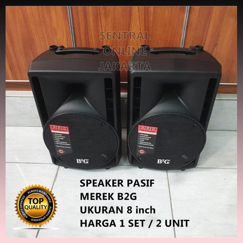 Jual SPEAKER PASIF B2G PC 8-27 8inch 8 inch BOX FIBER TEBAL ORIGINAL 2 UNIT - Jakarta Barat ...