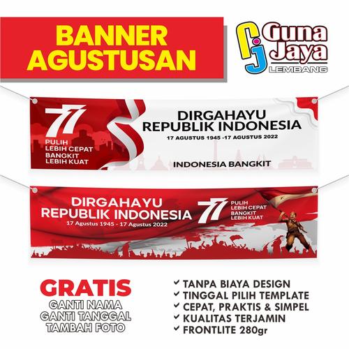 Jual Banner Spanduk Agustusan 17 Agustus HUT Republik INDONESIA - Kab ...