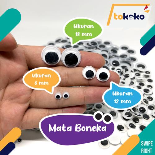 Jual Mata Boneka Aneka Ukuran Import Taiwan Per Pasang Mata Kocak ...