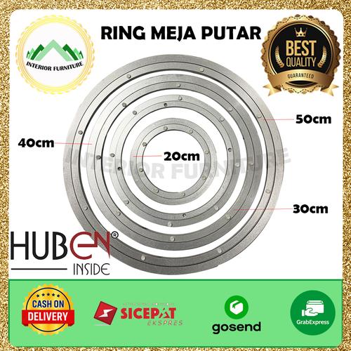 Jual Ring Rotator Meja Makan Putar Aluminium HubeN 20CM..30CM..40CM ...