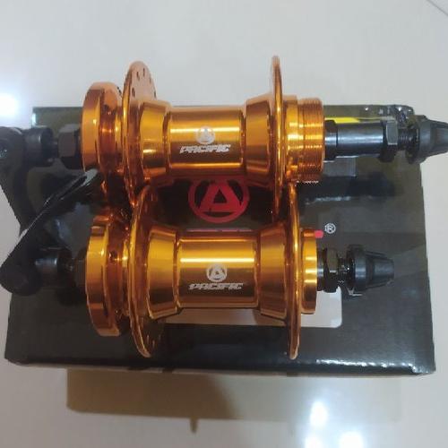Jual hub free hub sepeda pasific 36 hole drat ulir cakram sepasang ...