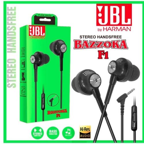 Jual HF HEADSET JBL BAZZOKA F1 SUPER BASS PACKING IMPORT - Jakarta ...