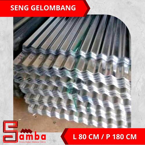 Jual SENG GELOMBANG LEBAR 80 CM PANJANG 180 CM - Kota Tangerang Selatan ...