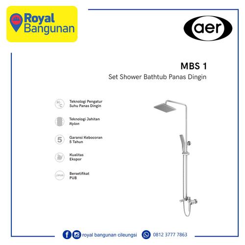 Jual Shower Tiang Aer MBS 1 mixer shower set - Kab. Bogor - Royal Bangunan Official | Tokopedia