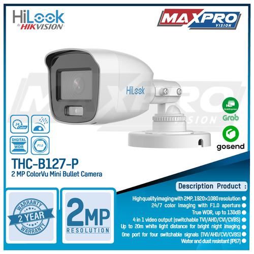 Jual THC-B127-P - HILOOK 2 MP COLORVU MINI BULLET CAMERA - Jakarta ...