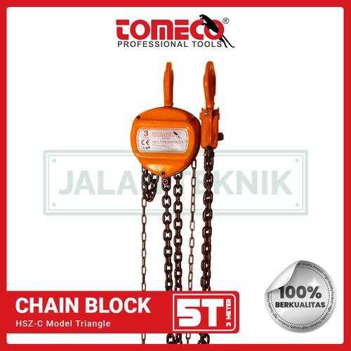 Jual Takel 5ton x 3m Chain Block Model Triangle Tomeco HSZ-C - Jakarta ...