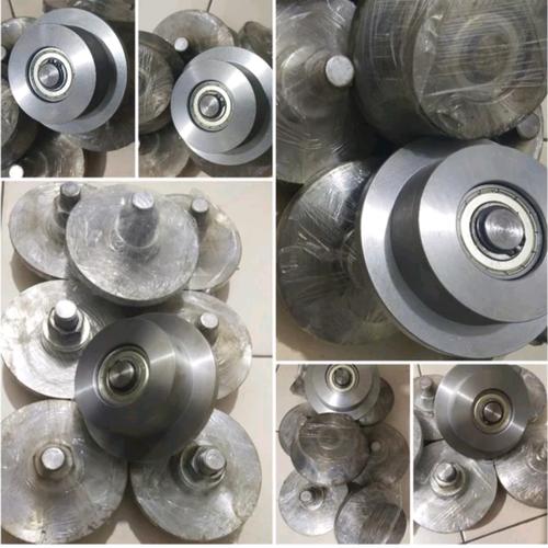Jual Roda Lift Barang Unp 80 Rell Lift Double Bearing Mur Bahan As ...