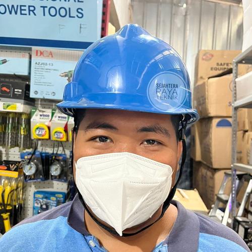 Jual ENZO safety helmet fasttrack / helm proyek putar - Kuning ...