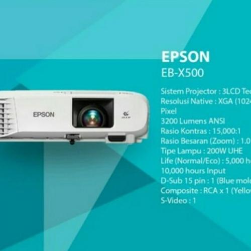 Jual PROYEKTOR EPSON EB X500 - Jakarta Barat - MEGA UNIVERSAL | Tokopedia