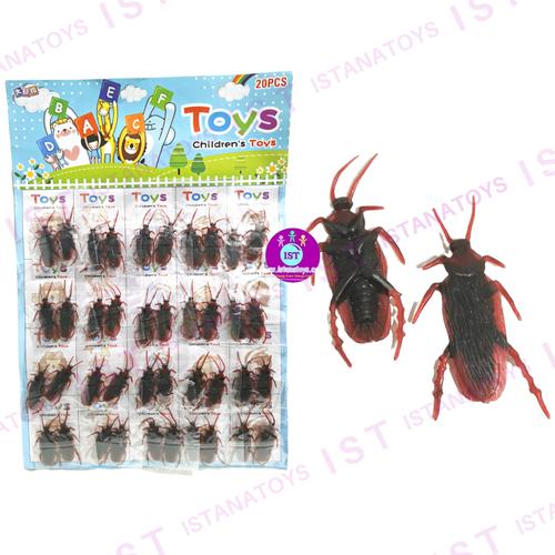 Jual Mainan Kecoa Plastik Mainan Jahil / Prank toys kecoa Palsu ...