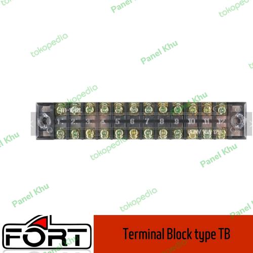 Jual Terminal Blok Kabel 12 Pole Tutup TB2512 25A - Jakarta Barat ...