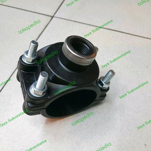 Jual Clamp Sadle HDPE 90mm x 1" inch - Klem Saddle Pipa HDPE 3'''x 1'' inch - Jakarta Barat ...