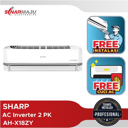 Jual AC Inverter Sharp 2 PK Free Instalasi + Cuci AC AH-X18ZY - UNIT ...