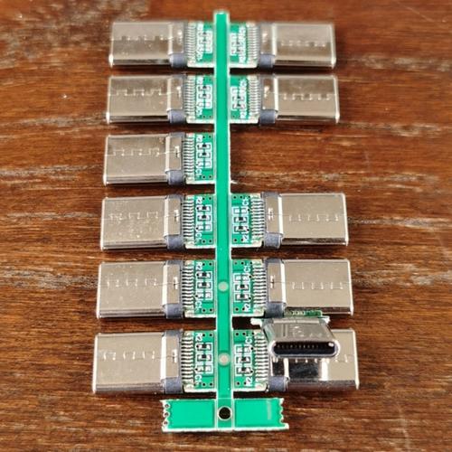 Jual Socket USB Type C male soket laki DIY 1 pcs konektor hp - Kab ...