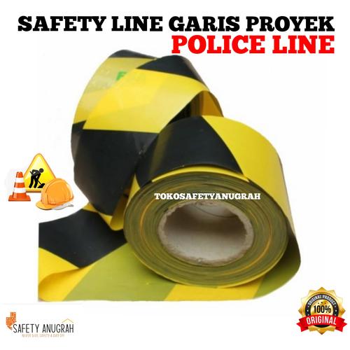 Jual Safety Line Garis Proyek Police Line 2 x 300mtr - MERAH PUTIH ...