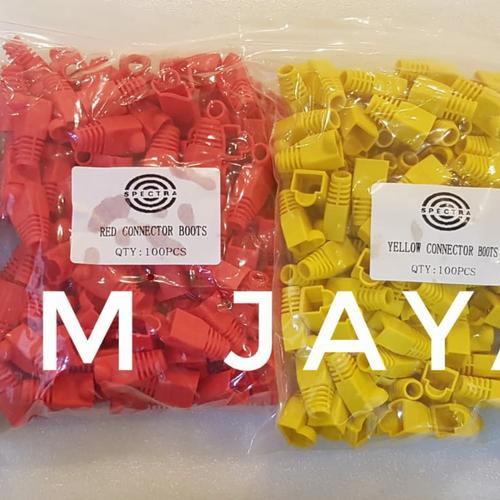 Jual Plug boot / Plug booth / Karet pelindung RJ45 Kabel LAN -[50pcs ...