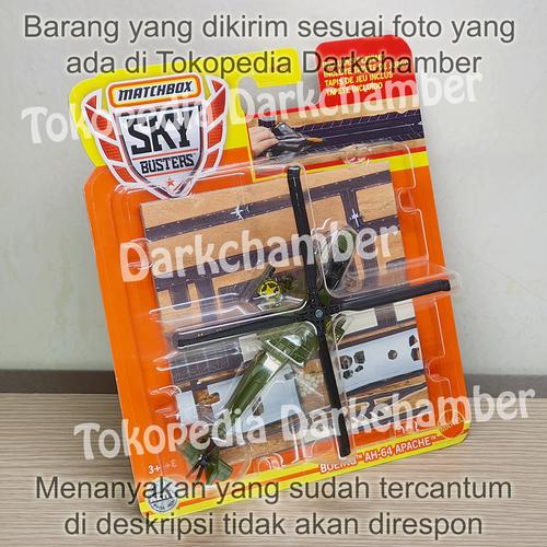 Jual Matchbox Sky Busters Boeing AH-64 Apache - Jakarta Pusat - Dark ...